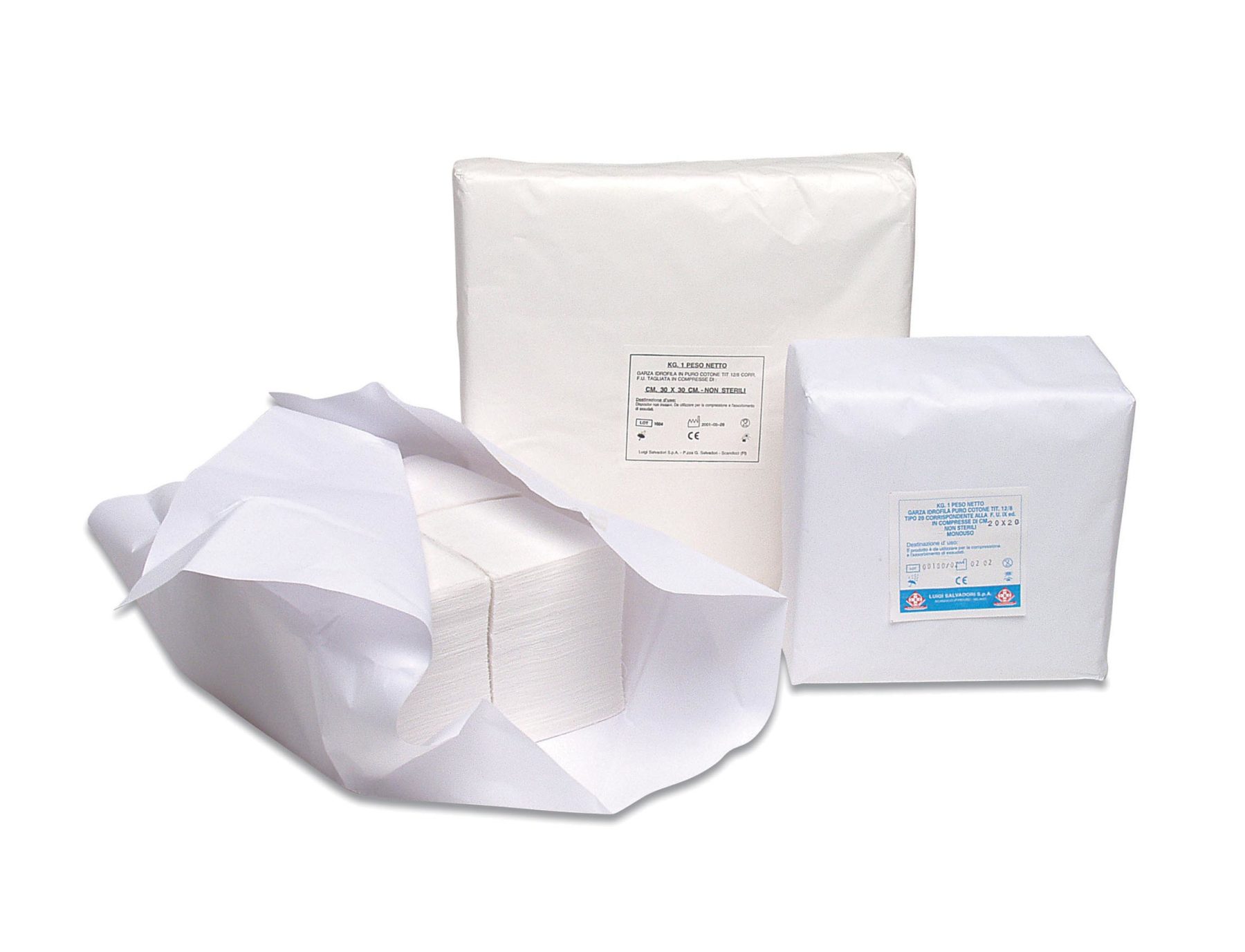 Garze sterili - teli in TNT - PVS-SPA