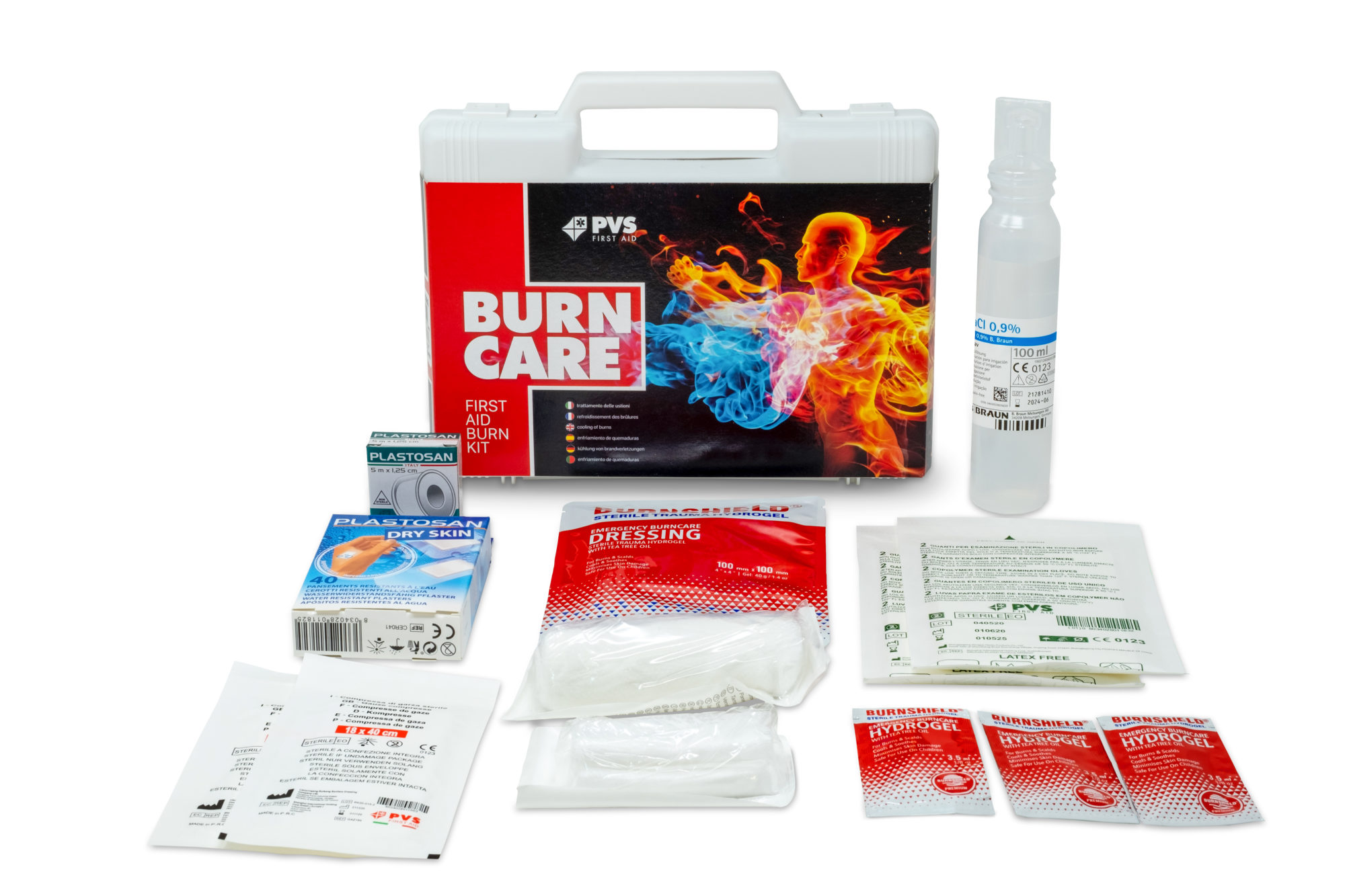 First aid kit - primo soccorso ustioni - PVS-SPA